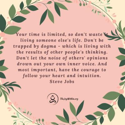 How To Hear Your Inner Voice - The Joy Within