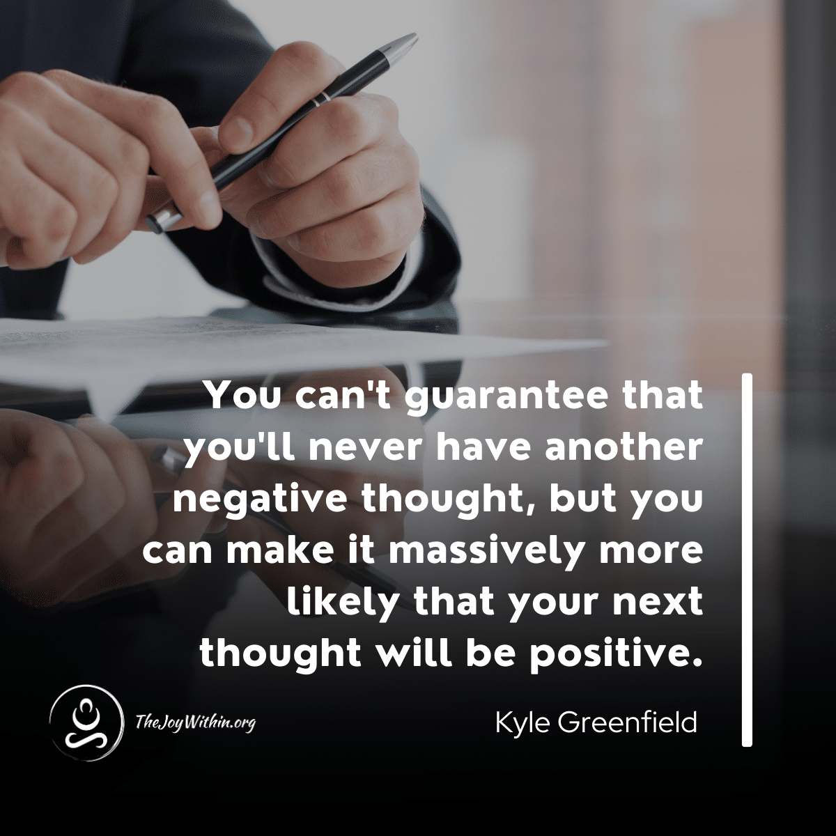 How To Build Unstoppable Momentum with Thought Stacking - The Joy Within