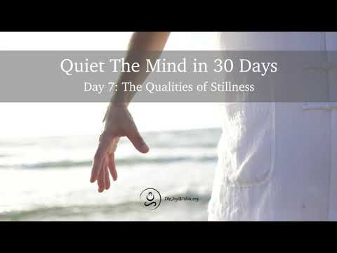 Guided Stillness Meditation for Awareness and Peace of Mind - The Joy ...